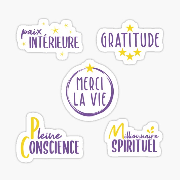 "Conscience Stickers Pack" Sticker for Sale by BlueZenStudio | Redbubble