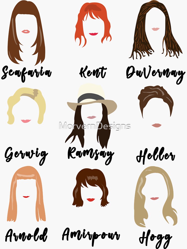 "Women Film Directors" Sticker by MorvernDesigns | Redbubble