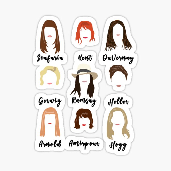 "Women Film Directors" Sticker by MorvernDesigns | Redbubble