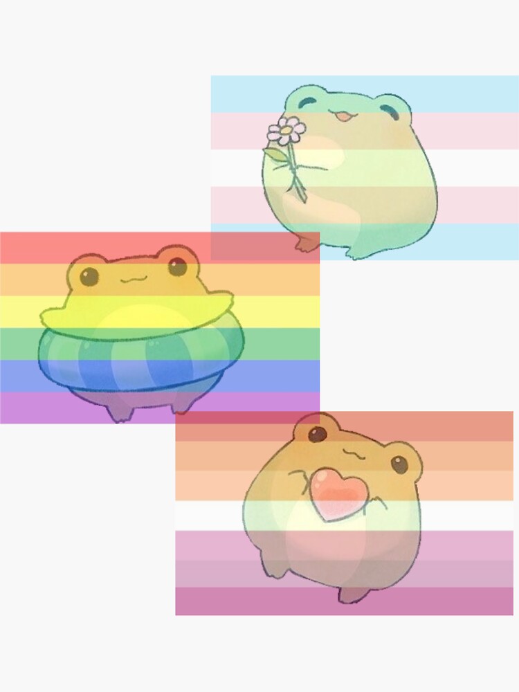"lgbtq frogs" Sticker for Sale by FrogBeez | Redbubble