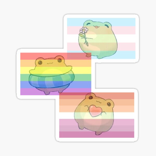 "lgbtq frogs" Sticker for Sale by FrogBeez | Redbubble