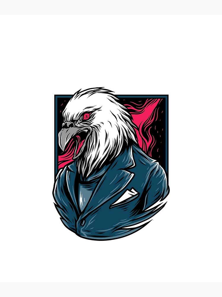 Póster «Birds mafia-animal-t-shirt-Featuring-a-bird-illustration-with ...