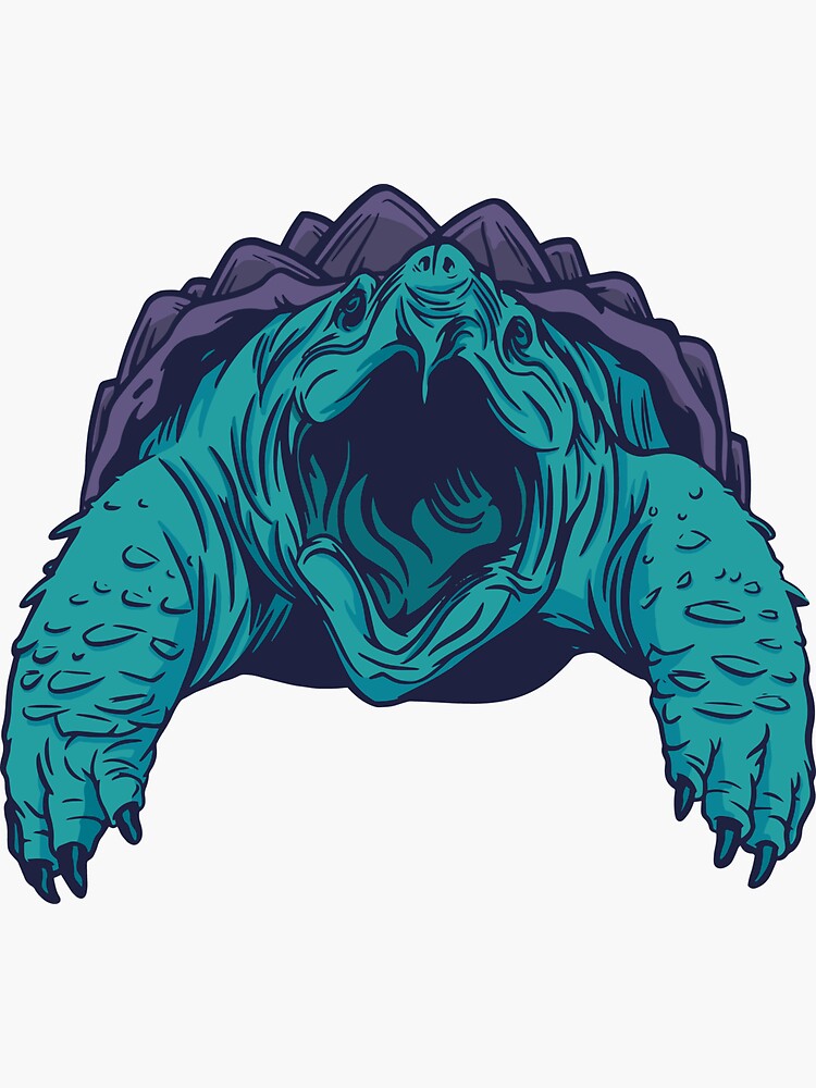 "The Ultimate Alligator Snapping Turtle" Sticker for Sale by MihneaL ...