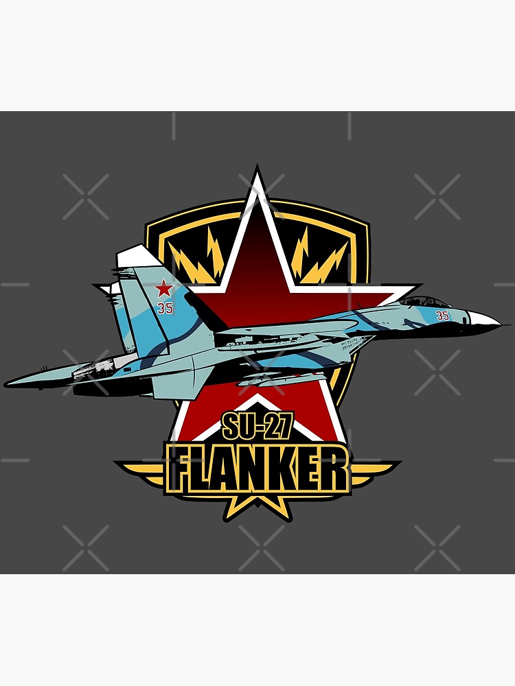 "SU-27 Flanker" Poster for Sale by StrongVlad | Redbubble