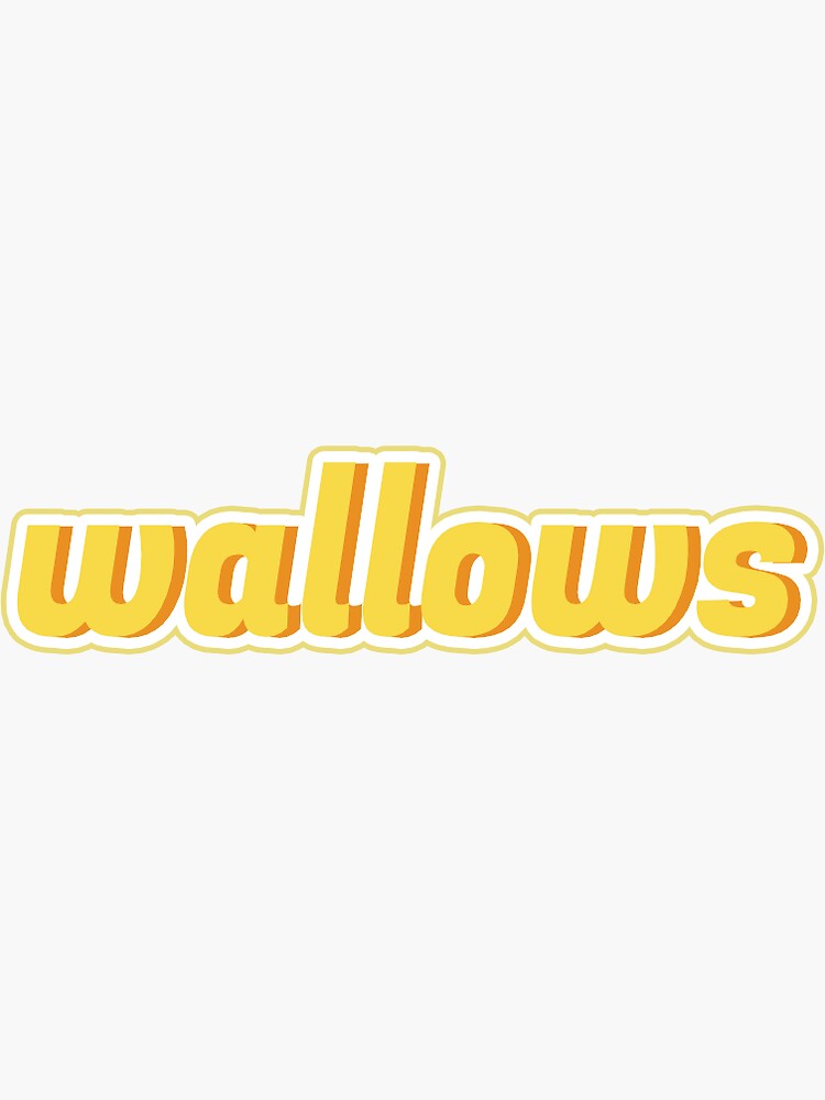"wallows" Sticker by szstickers | Redbubble