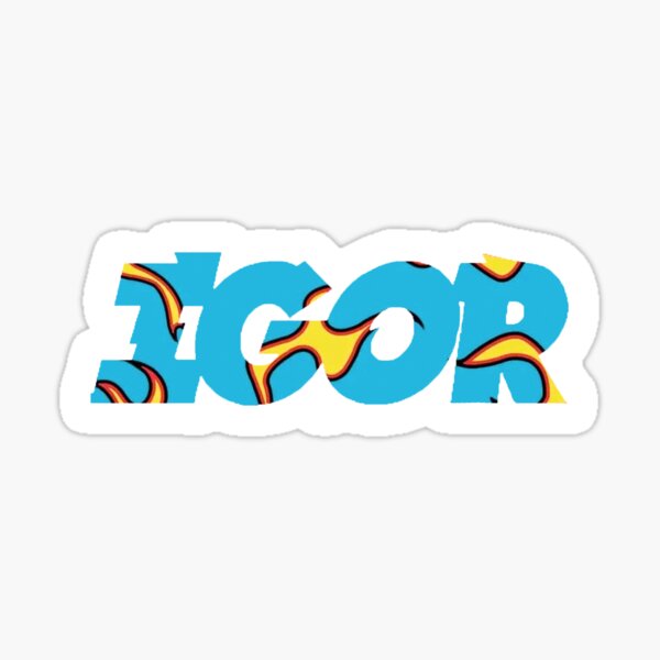 "Tyler the Creator Igor flames sticker" Sticker for Sale by ...