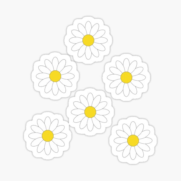 "daisy sticker pack" Sticker for Sale by marissaokeefe | Redbubble