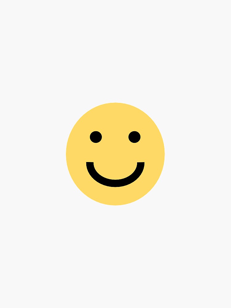"simple smiley face sticker" Sticker by hadley1036 | Redbubble