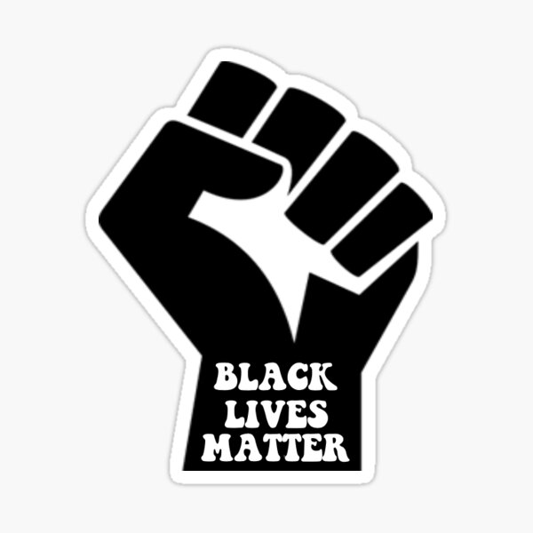 "BLM fist" Sticker by colleenora | Redbubble