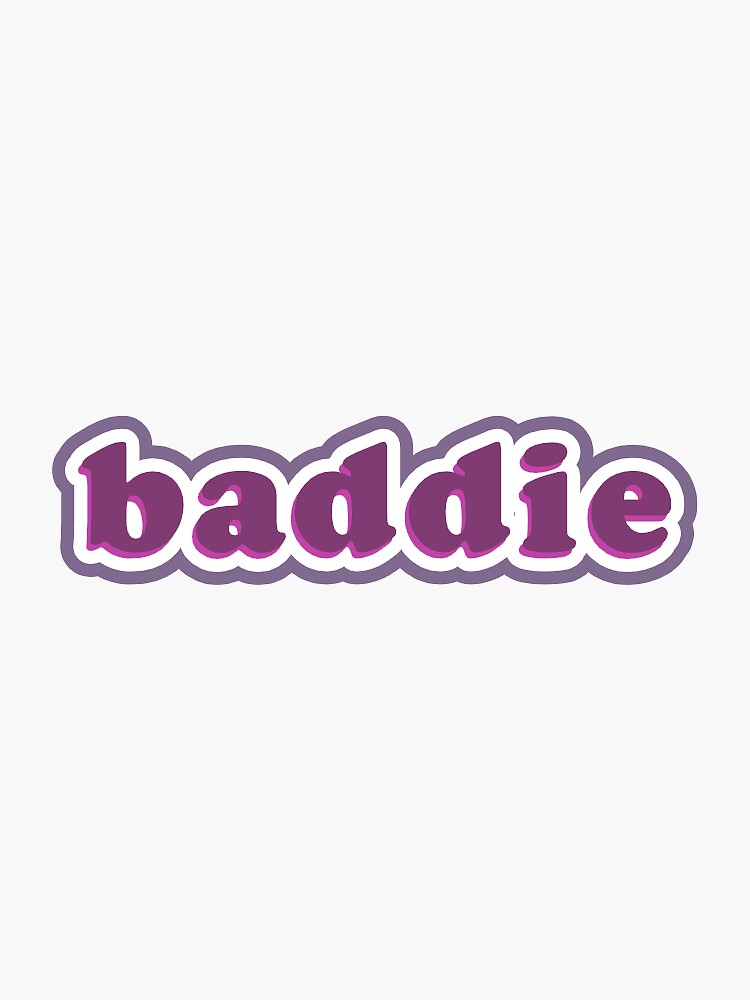 "baddie transparent sticker" Sticker by sofiaquilaqueo | Redbubble