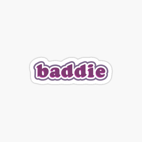 "baddie transparent sticker" Sticker by sofiaquilaqueo | Redbubble
