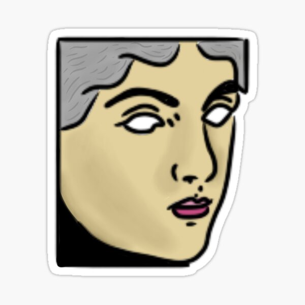 "Greek Face" Sticker by jademorgan | Redbubble