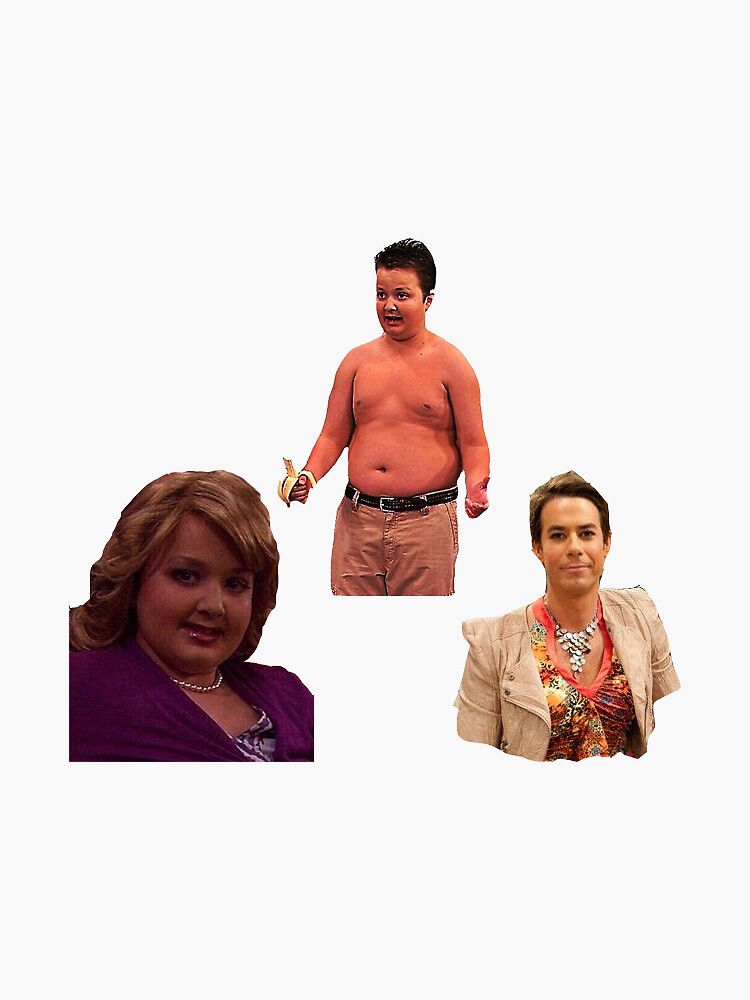 "gibby icarly sticker pack" Sticker by katytally | Redbubble