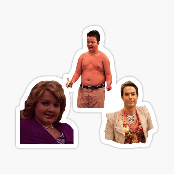 "gibby icarly sticker pack" Sticker by katytally | Redbubble
