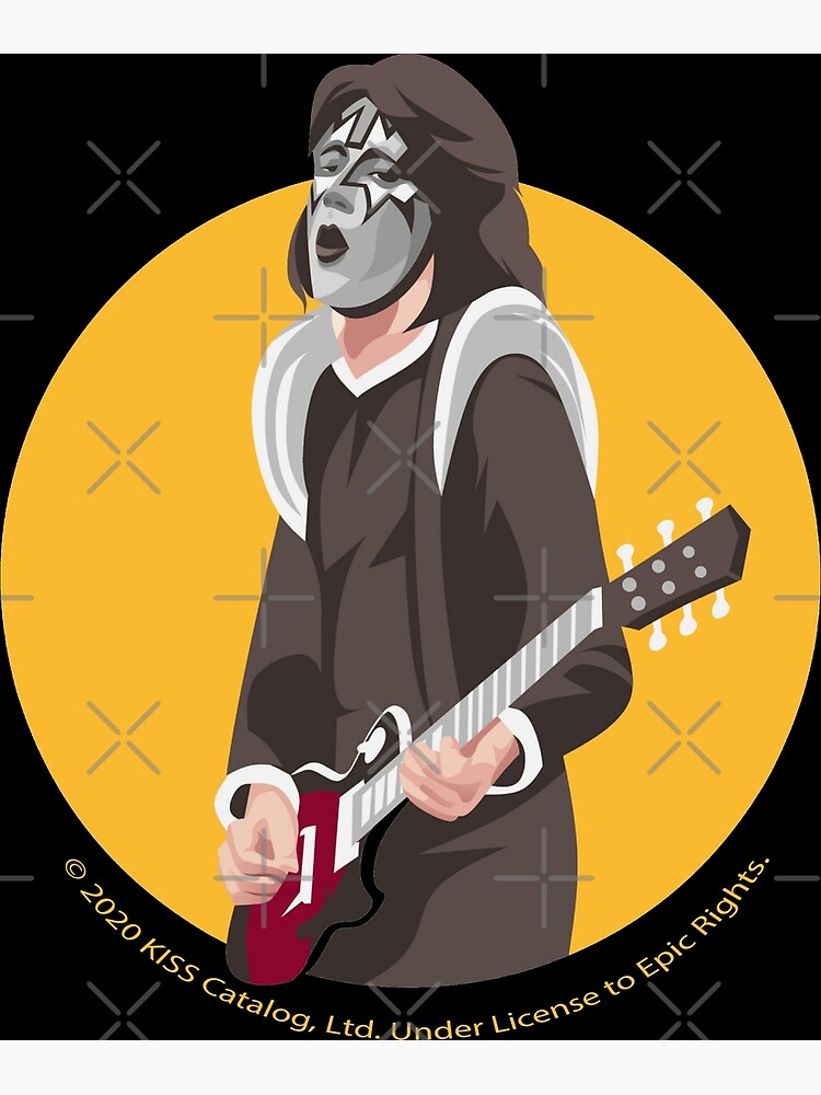 Lámina fotográfica «KISS - The Spaceman - Simple Cool Space Man tocando ...