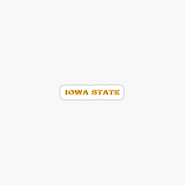 "Iowa State Sticker" Sticker for Sale by aditivaidya17 | Redbubble