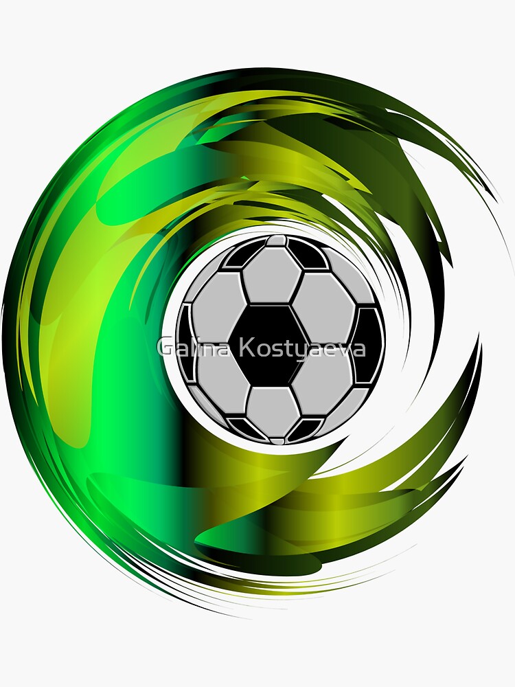 "Football logo " Sticker for Sale by Renodel | Redbubble