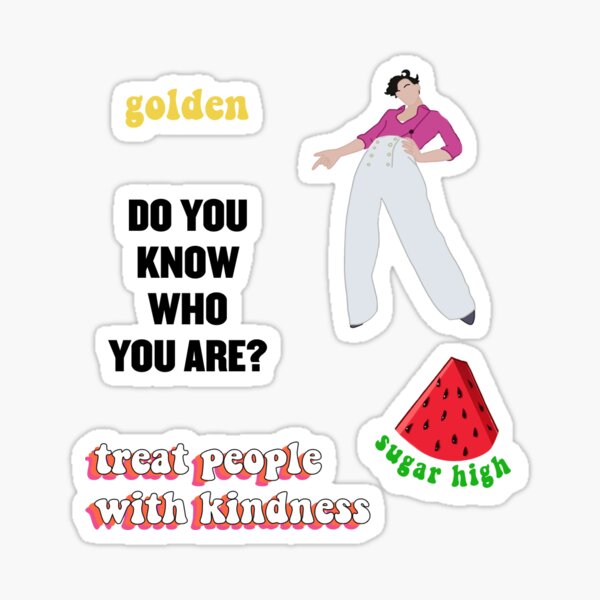 "Harry Styles Sticker Pack" Sticker by colleenora | Redbubble