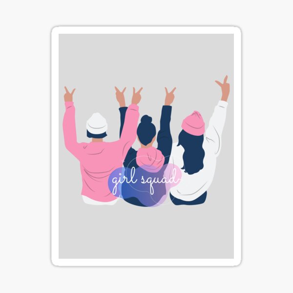 "girl squad" Sticker by ALClement | Redbubble