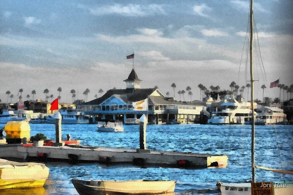 "Balboa Pavilion Newport Beach, California" by Joni Rae | Redbubble