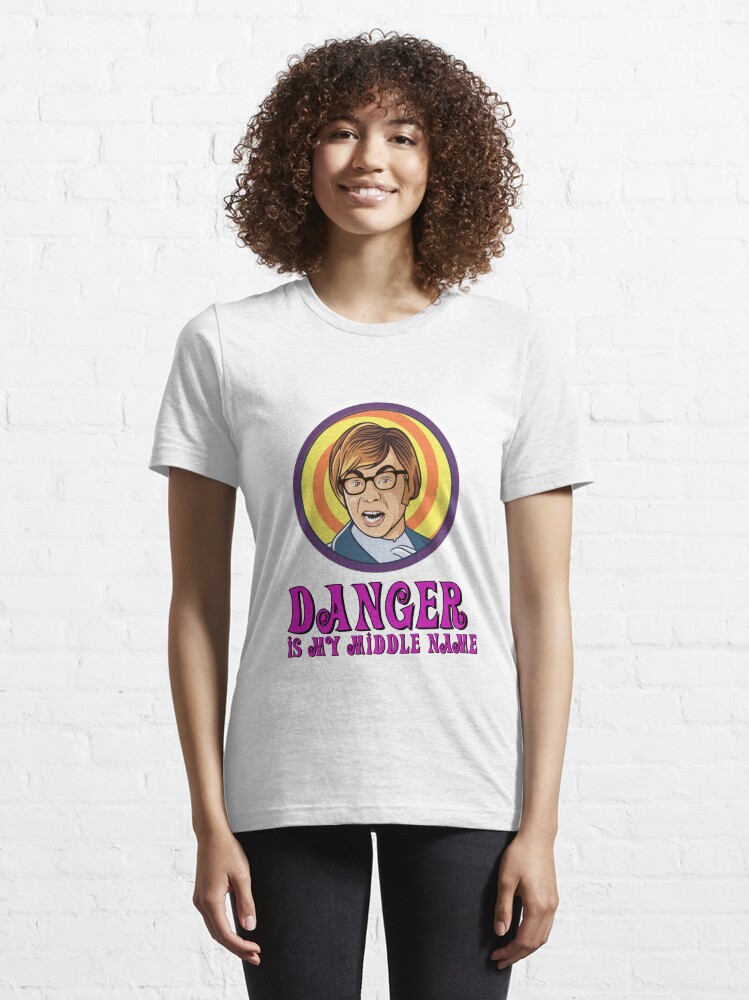 "Austin Powers - Danger Is My Middle Name" T-shirt for Sale by Pasteesh ...