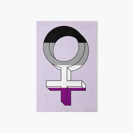 "Fem Asexual Pride Symbol" Art Board Print by ladyfmazzola | Redbubble
