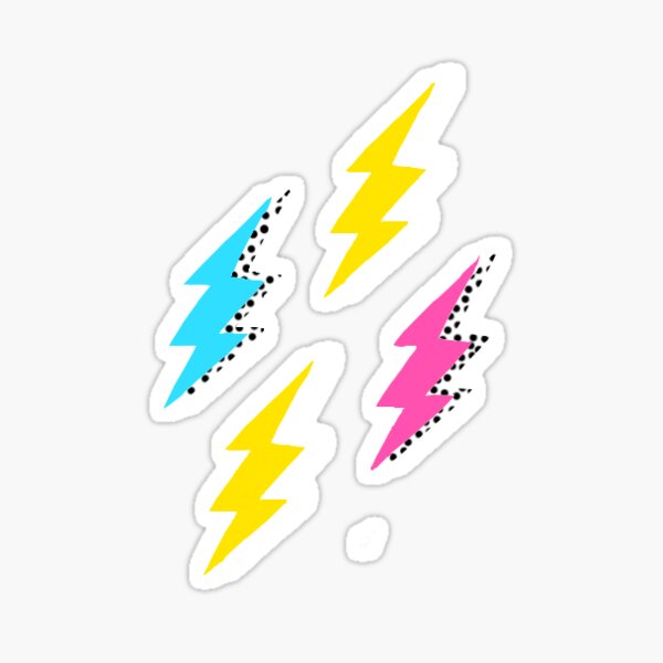"lightning bolt sticker pack" Sticker by katytally | Redbubble