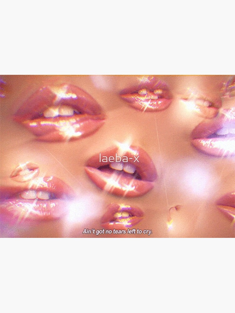 "ari- no tears left to cry" Poster for Sale by laeba-x | Redbubble