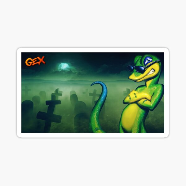 "Gex Logo" Sticker for Sale by TiredBat | Redbubble