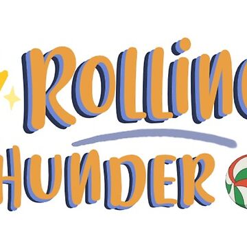 "Rolling Thunder!!" Sticker for Sale by exxia0507 | Redbubble