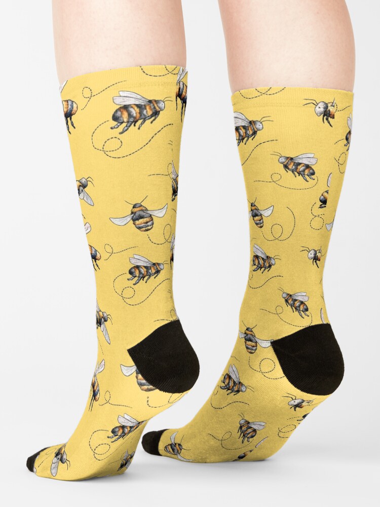 "Buzzy Bees" Socks for Sale by lauraxellenx | Redbubble