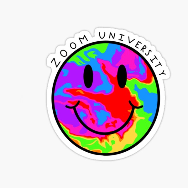 "Zoom University" Sticker by vzcalla | Redbubble
