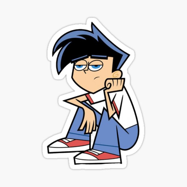 "danny phantom" Sticker for Sale by kendralauu | Redbubble