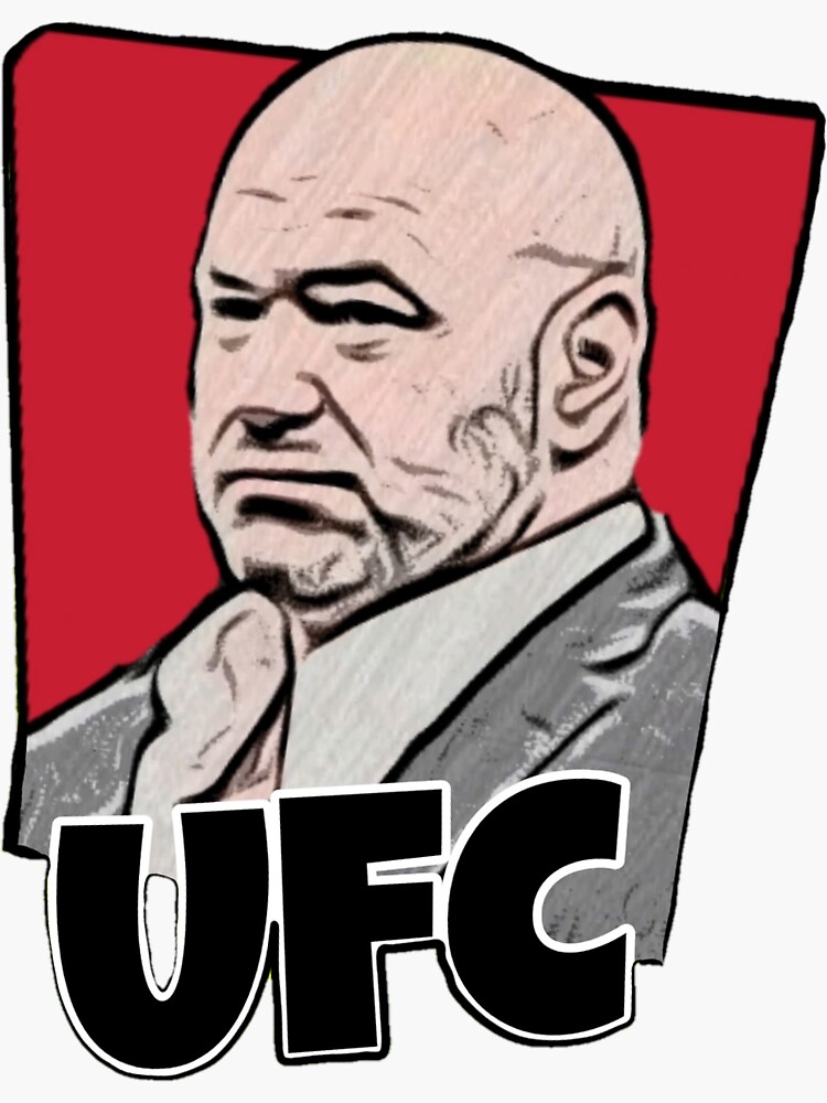 "UFC" Sticker for Sale by Uptown-NYC | Redbubble