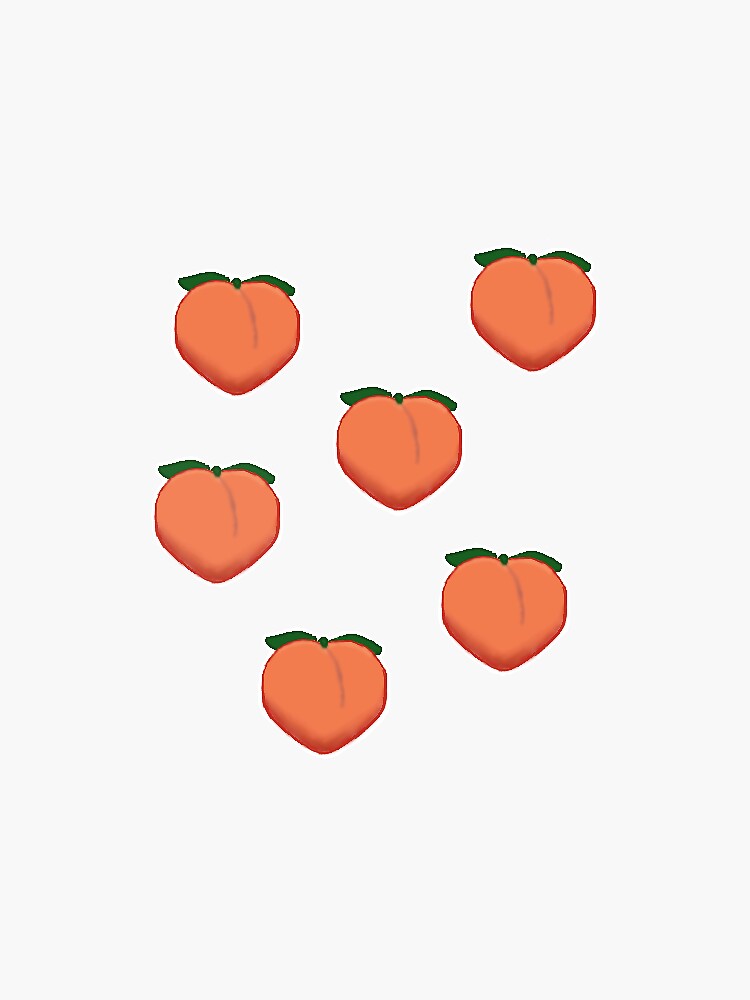 "peach sticker pack" Sticker for Sale by ace-lynn | Redbubble