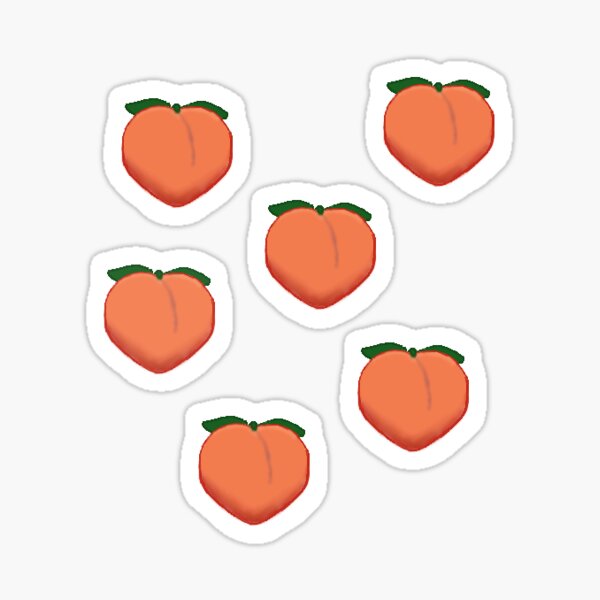 "peach sticker pack" Sticker for Sale by ace-lynn | Redbubble