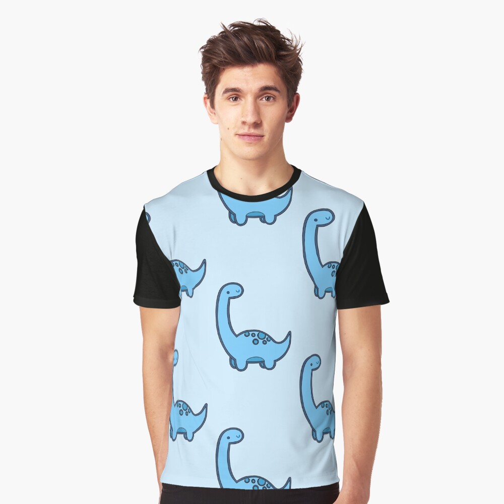 "Cute Blue Dino " Sticker for Sale by ellencarney13 | Redbubble