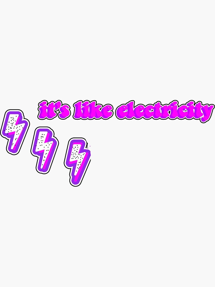 "electricity sticker pack" Sticker for Sale by emilystickerzz | Redbubble