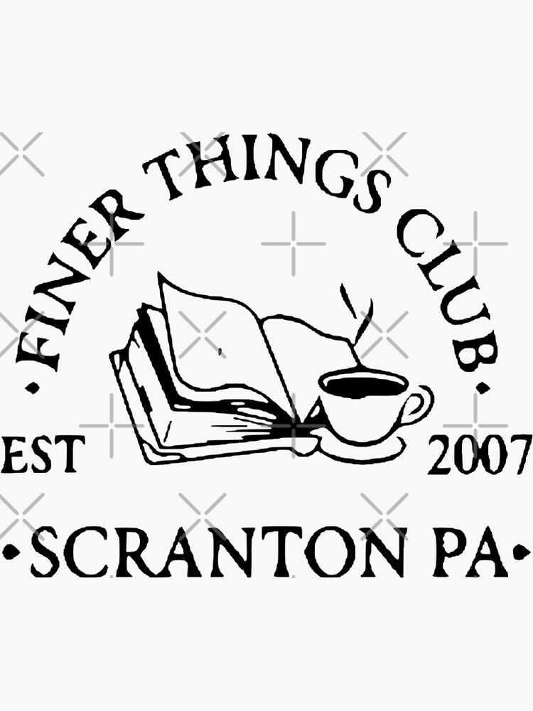 "Finer Things Club" Sticker for Sale by BossBabe | Redbubble