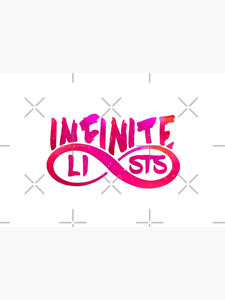 "infinite lists pink galaxy, infinite pink, infinite lists merch ...