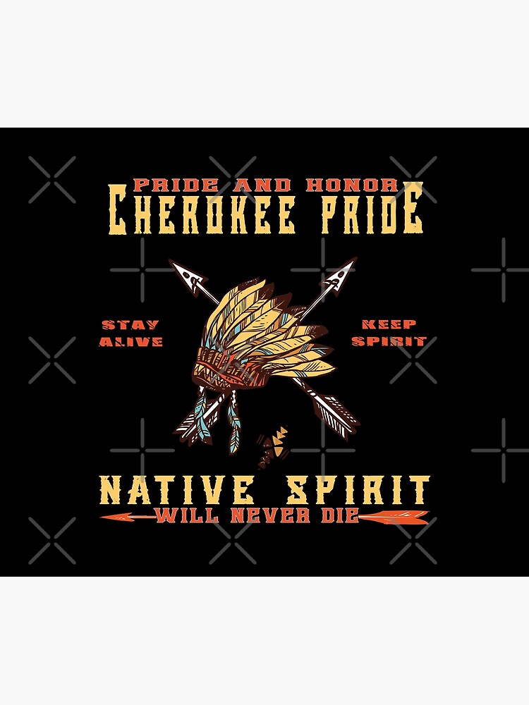 "cherokee pride native spirit" Throw Blanket for Sale by nativeStor ...