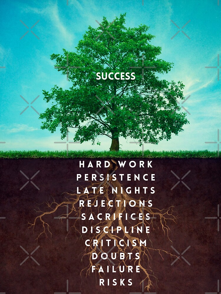 "Tree of Success" Sticker for Sale by avaldespino05 | Redbubble