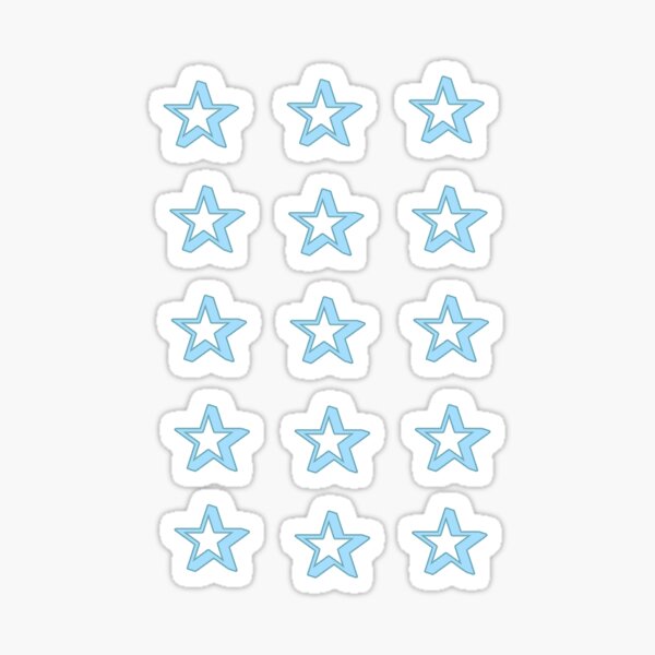 "blue star pack" Sticker by Abbs-stickers | Redbubble