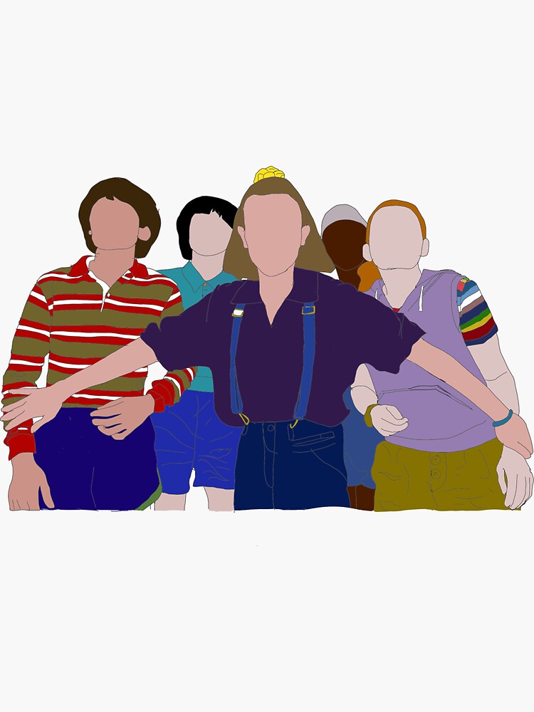 "Stranger Things" Sticker for Sale by mirabelladraws | Redbubble