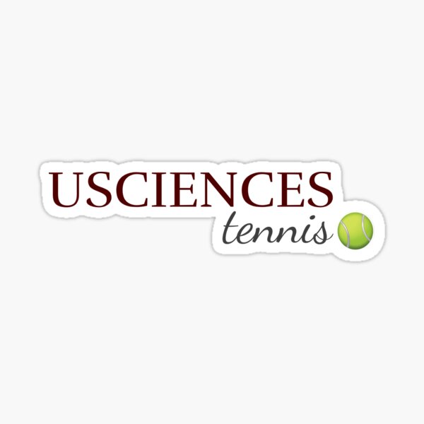 "USciences Tennis " Sticker for Sale by gabsori | Redbubble