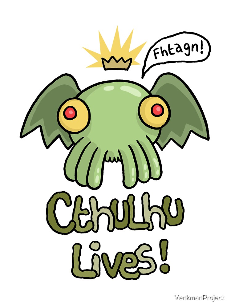 "Cthulhu Lives!" Kids T-Shirt for Sale by VenkmanProject | Redbubble