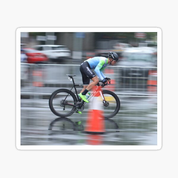 "Speed king - Bicycle racer accelerating " Sticker for Sale by ogaram ...