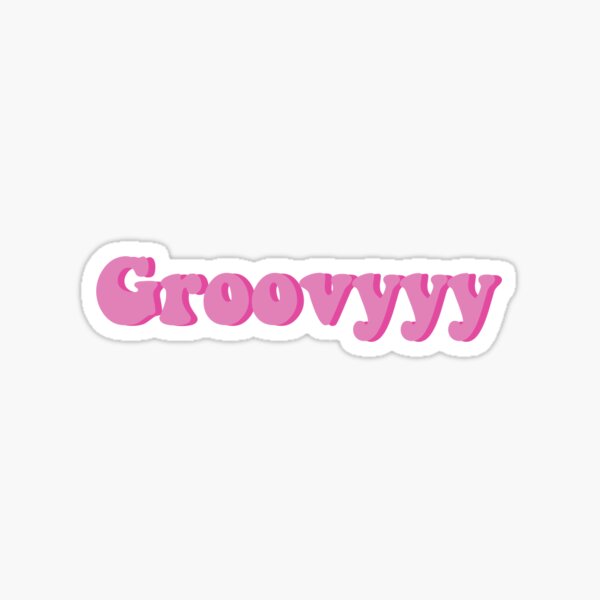 "Groovy sticker" Sticker for Sale by dambriz13 | Redbubble