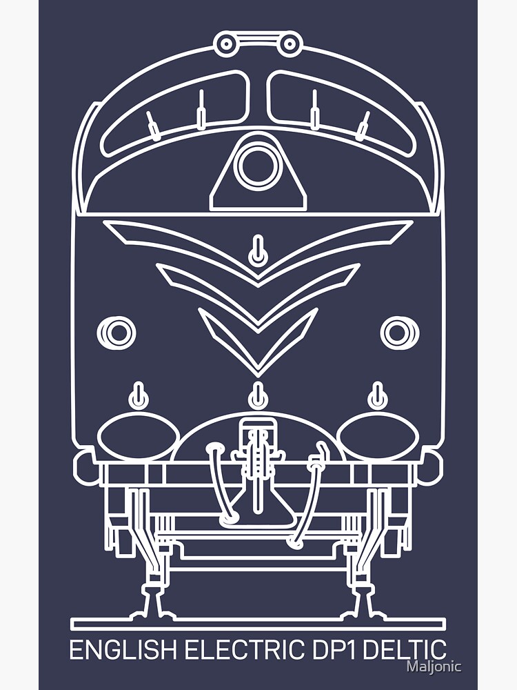 "English Electric DP1 Deltic Prototype British Rail Diesel Locomotive ...