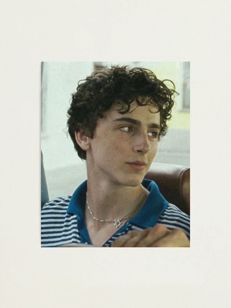 Lámina fotográfica «timothee chalamet / elio de llámame por tu nombre ...